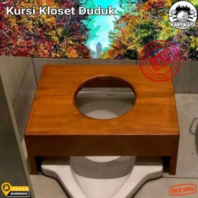 Promo Kursi Wc Jongkok Model O Kursi Toilet Duduk Kursi Closet Portable ...