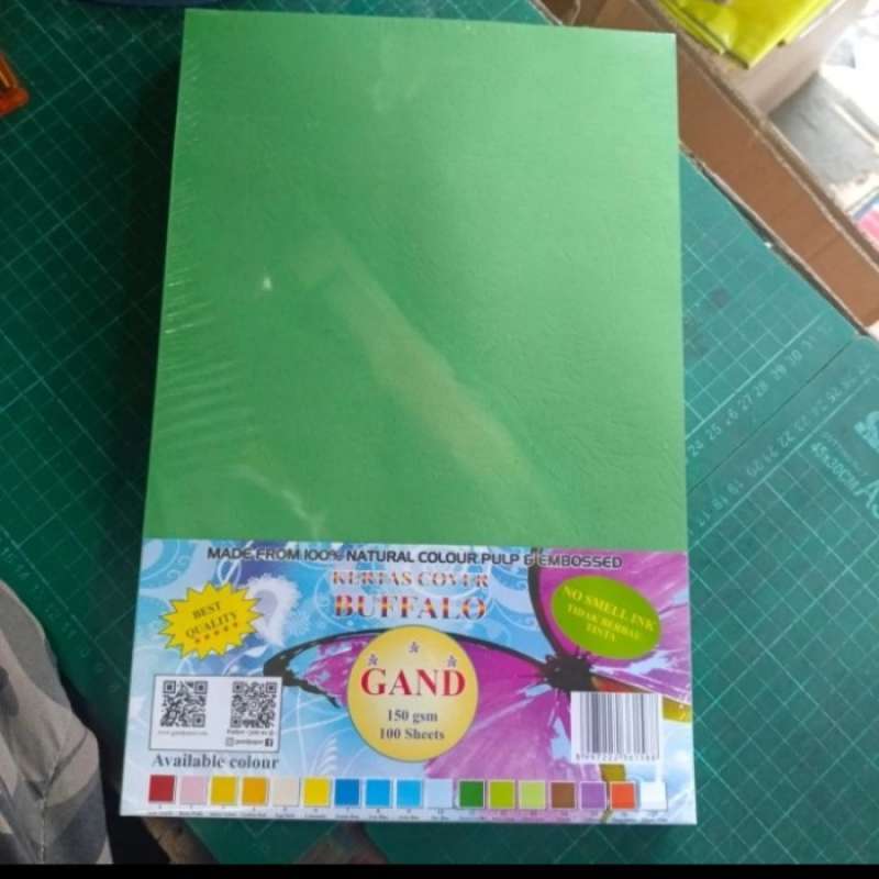 Jual Kertas Cover Buffalo Jilid F4 150 Gr / Pak 100 Lembar Di Seller ...