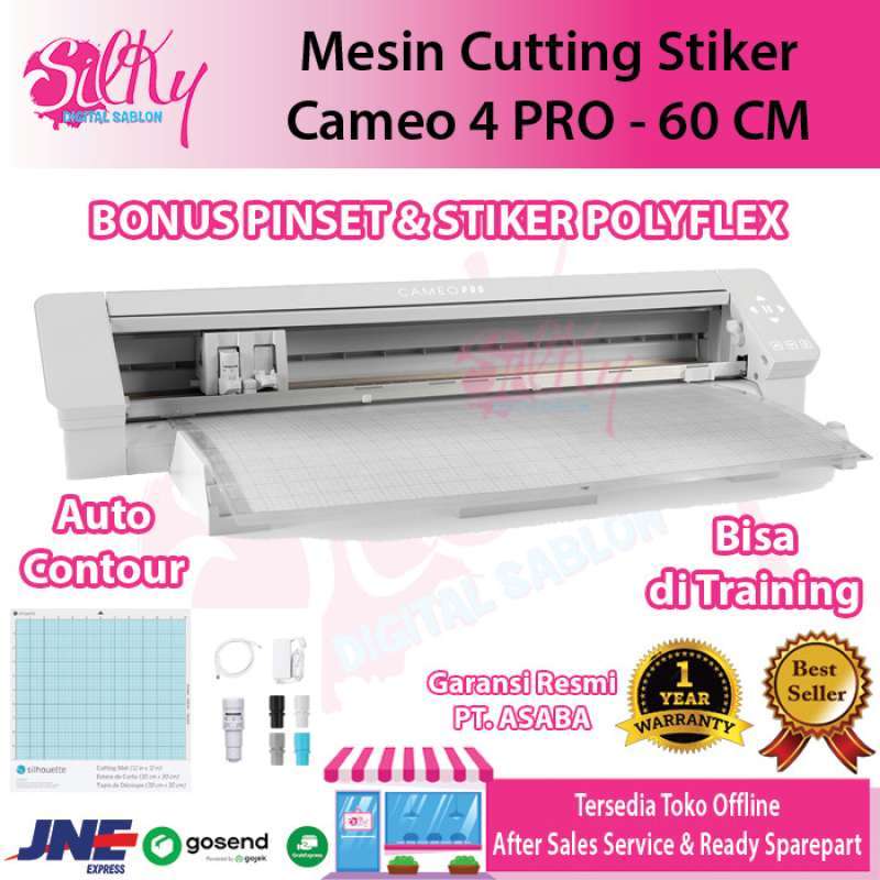 Jual Mesin Cutting Sticker Silhouette Cameo 4 Pro 60cm - Cameo 5 Putih ...