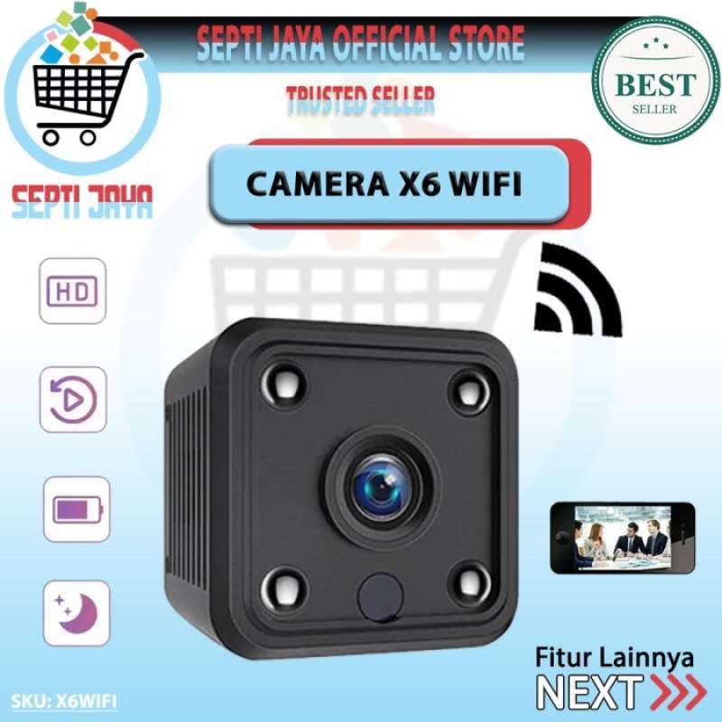 Jual Spy Camera Mini Wifi X6 Hd 1080p Kamera Cctv Kecil Unik Hidden ...