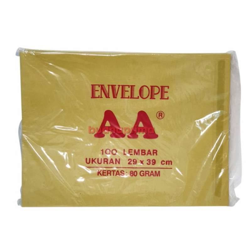 Jual Amplop Coklat Map Aa Isi 100 Lembar 29 X 39 Cm Kuning Kesing ...