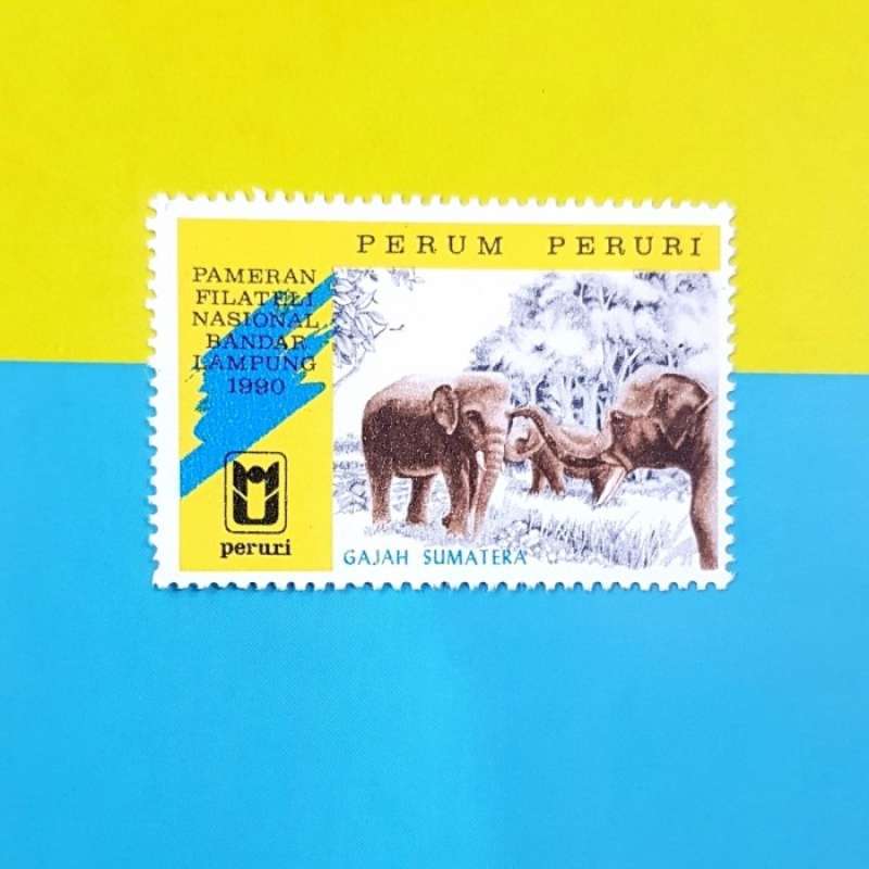 Jual Prangko Contoh Perum Peruri. Gajah Sumatra. Pameran Filateli ...