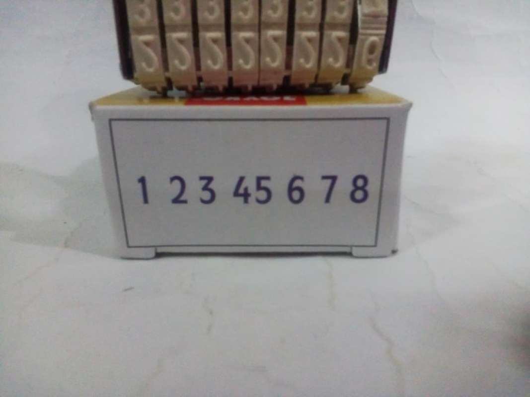 Jual Stempel Angka Tanggal Kadaluarsa / Cap Nomor Kode / Harga Bon ...