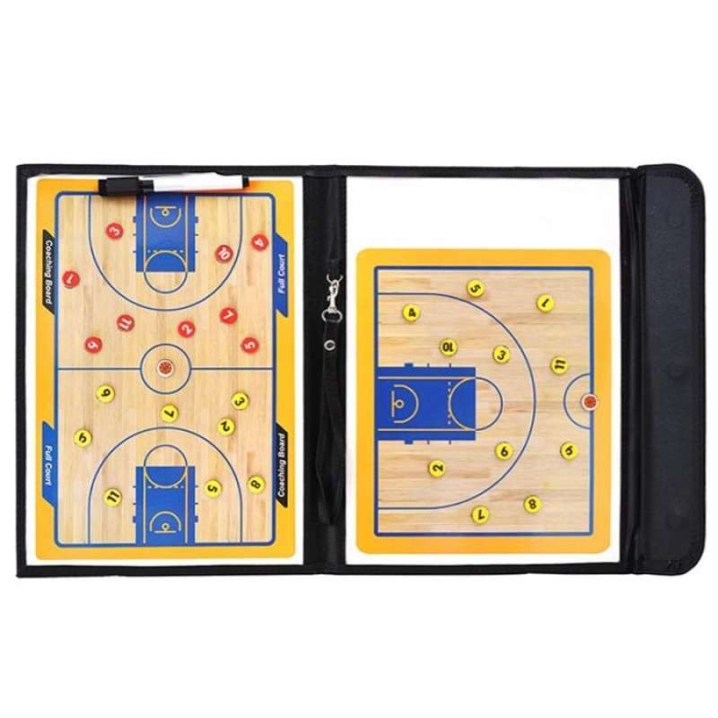 Jual Papan Strategi Taktik Pelatih Basket Basketball Coach Board Magnet ...