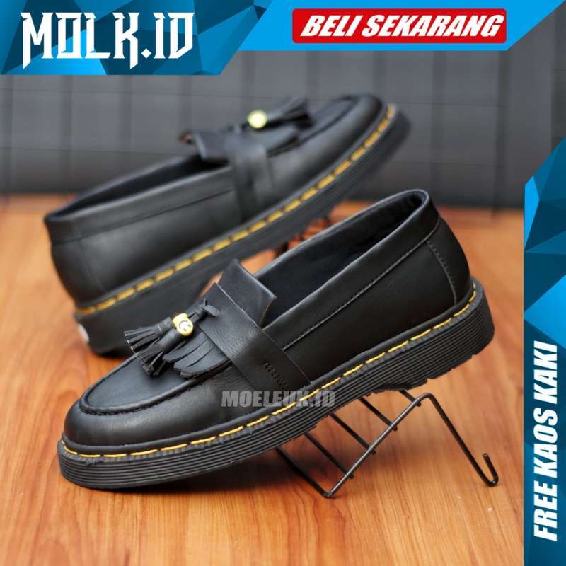 Promo Wolf Sepatu Docmart Pria Smile Original Formal Slip On Casual ...