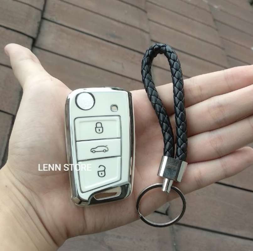 Promo Cover Sarung Kunci Remote Silikon Vw Tiguan/t-cross 2020 2021 ...