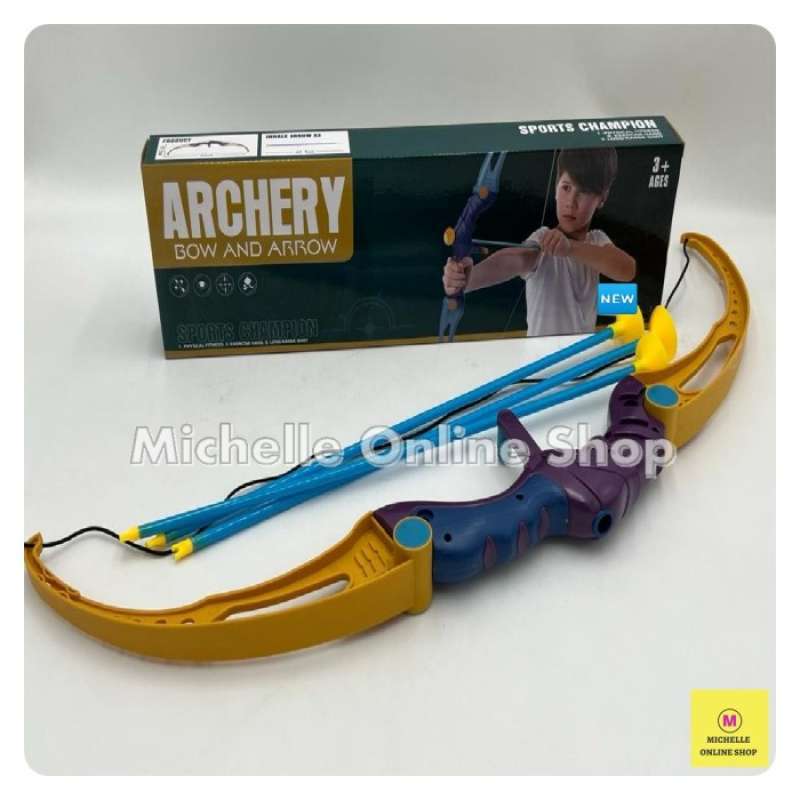 Jual Mainan Anak Panah Panahan Archery Hitam Panjang 64cm Di Seller ...
