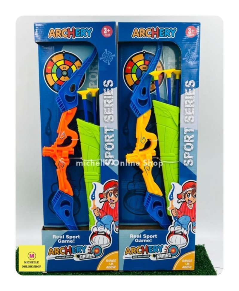 Jual Mainan Anak Panah Panahan Archery Hitam Panjang 64cm Di Seller ...