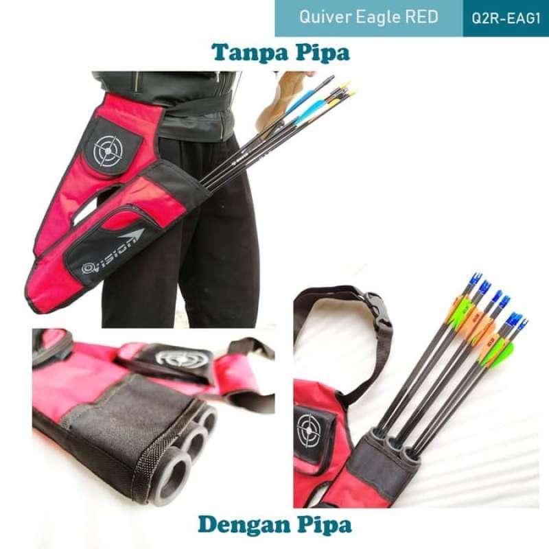 Jual Quiver Arrow Eagle Plus Pipa -tas Anak Panah Panahan Archery Bag ...