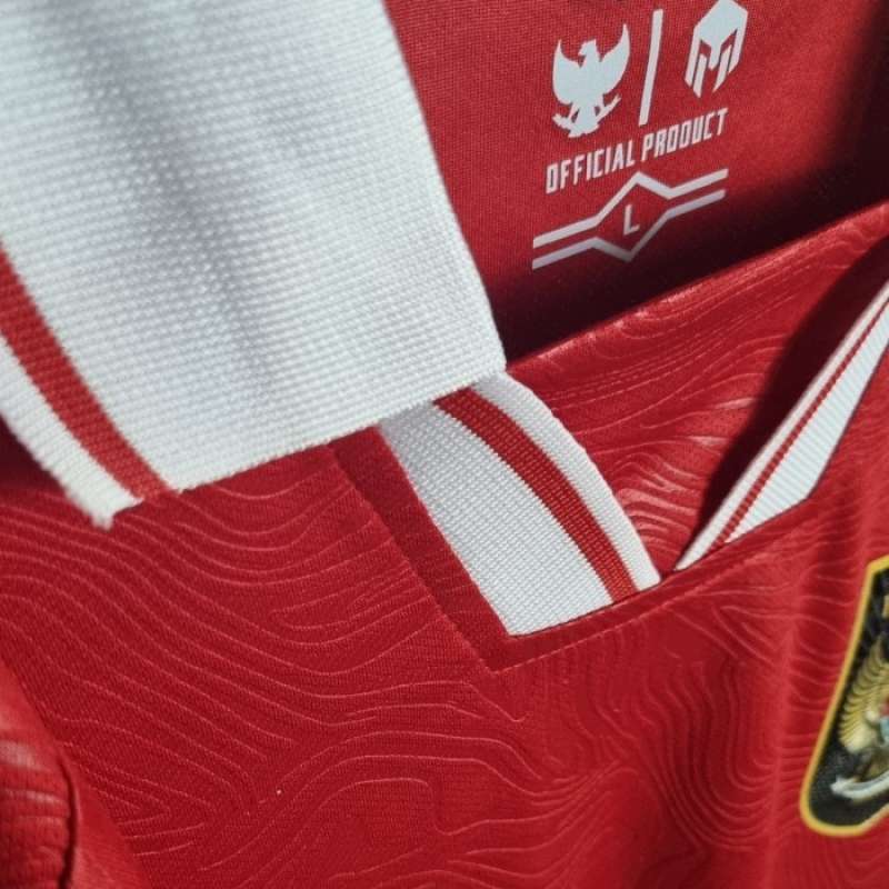Jual Jersey Timnas Indonesia Embos Merah + Nama Dan Nomer Punggung ...