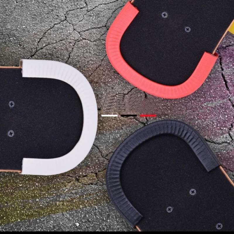 Jual Skateboard Deck Guard Protector U Rubber Bump Longboard Board ...