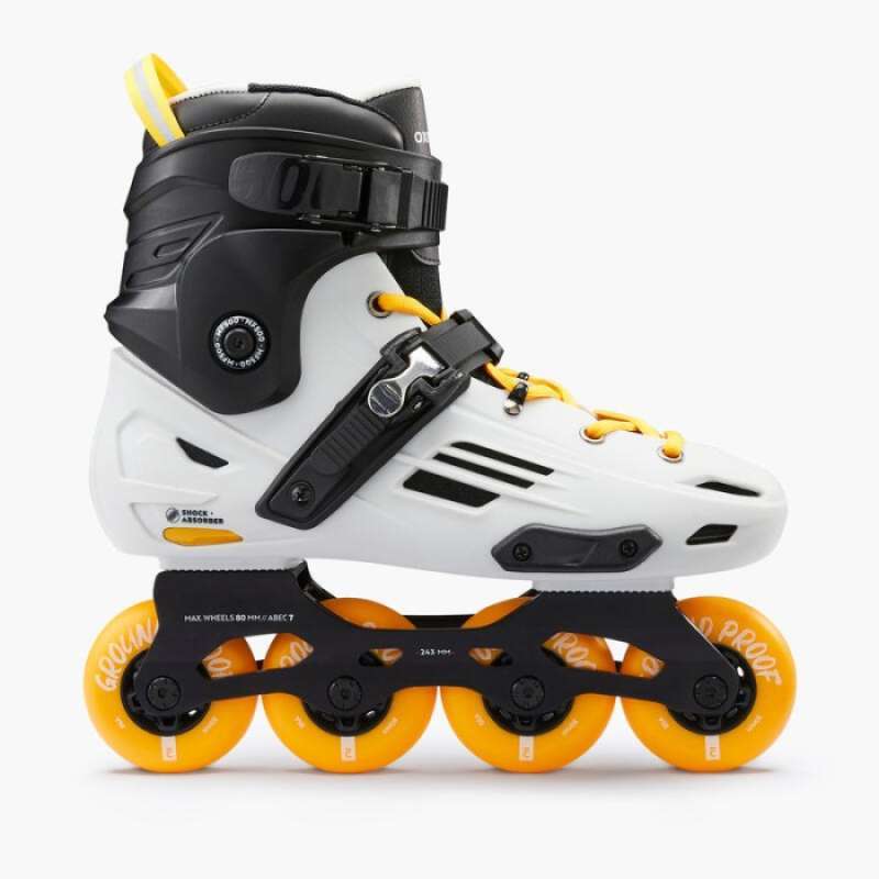 Jual Decathlon Oxelo Adult Freeride Inline Skates Grey 8738742 Di