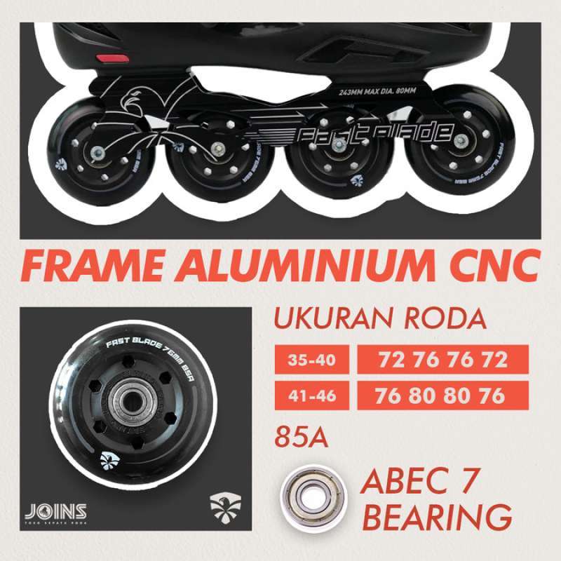 Jual Sepatu Roda Inline Skate Flying Eagle New Fastblade Fbs+ - Fsb ...