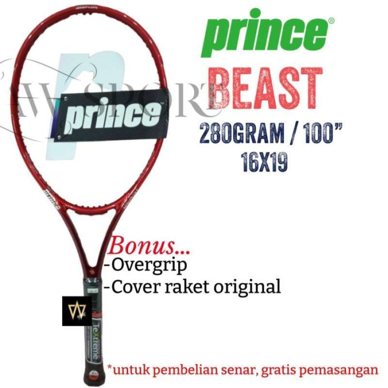 Jual Raket Tenis Prince Beast 100 280g Original / Tennis Racket Prince Di Seller Regstore ...