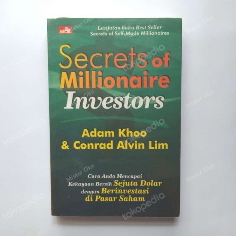 Promo Secret Of Millionaire Investors By Adam Khoo (buku Original ...