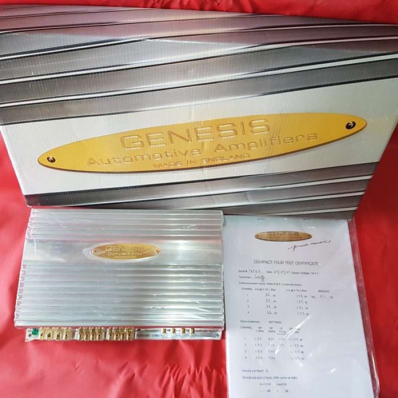 Jual New Power Amplifier Genesis Compact Four Terbaru Di Seller Nasisa ...