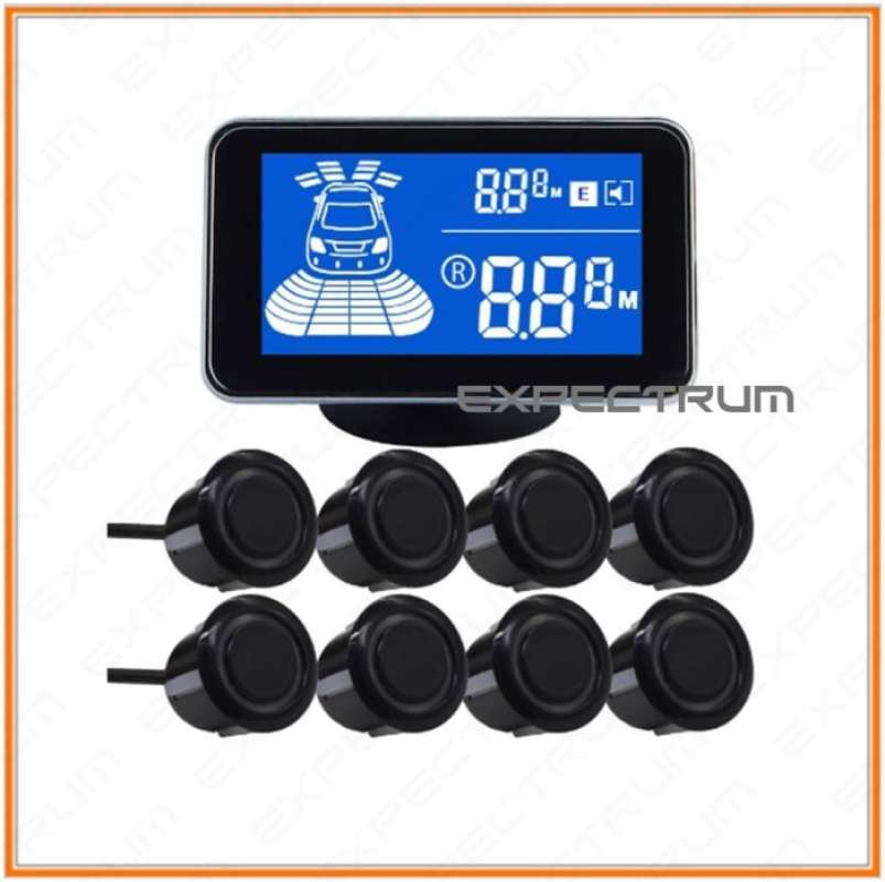 Promo New Sensor Parkir Mobil Depan Belakang 8 Sensor + Led Display ...