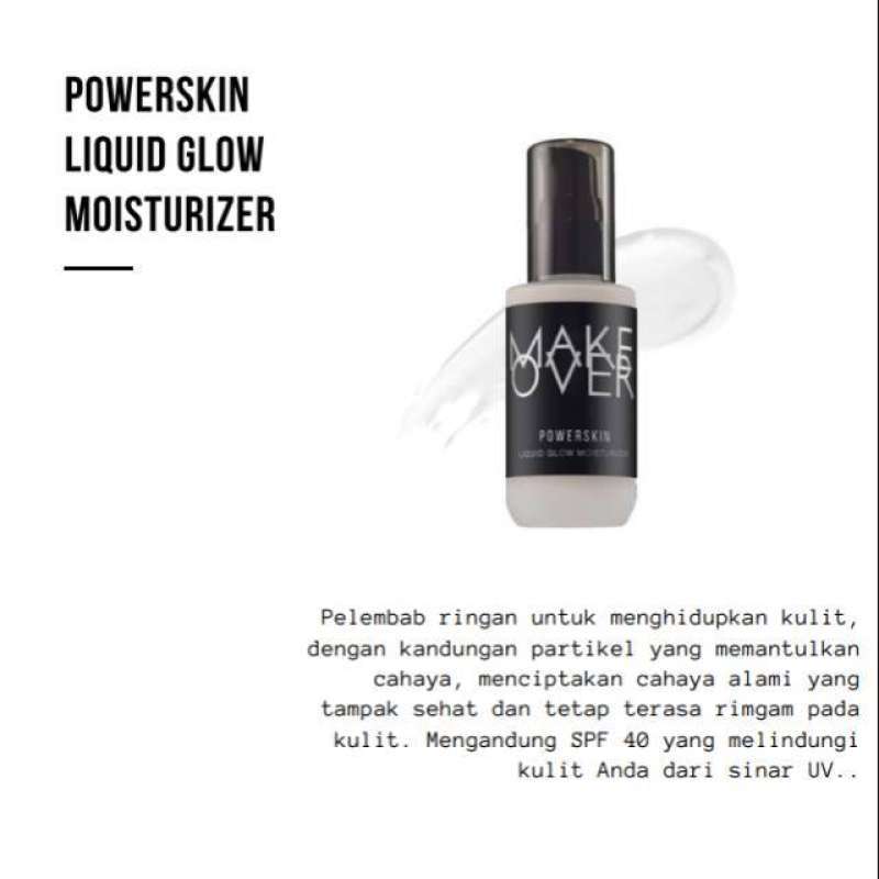 Jual Make Over Powerskin Liquid Glow Moisturizer 45 Ml Di Seller Intan ...