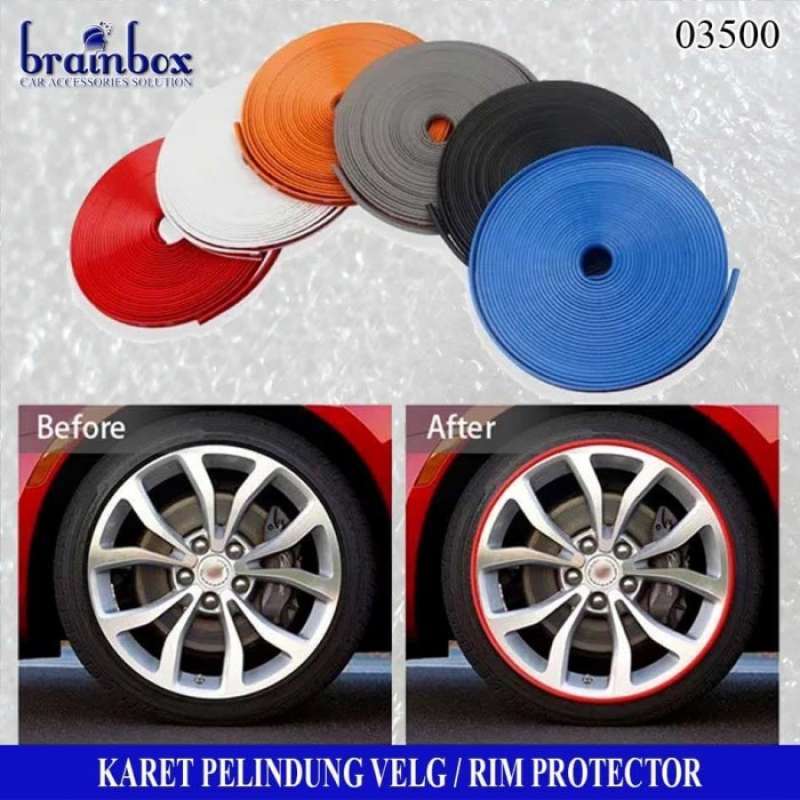 Jual Stiker List Karet Velg Pelek Ban Karet Pelindung Velg Rim ...