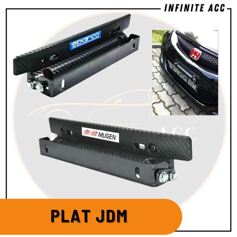 Jual Dudukan Plat Nomor Nopol Jdm Mugen Spar Carbon Aksesoris Mobil ...