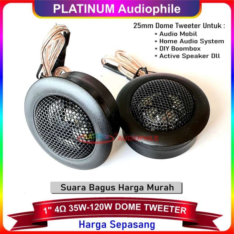 Jual Tweeter Mobil Dome Tweter Twiter Active Speaker Aktif Universal Di ...
