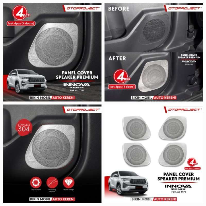 Jual Panel Cover Speaker Premium Innova Zenix Otoproject Di Seller ...