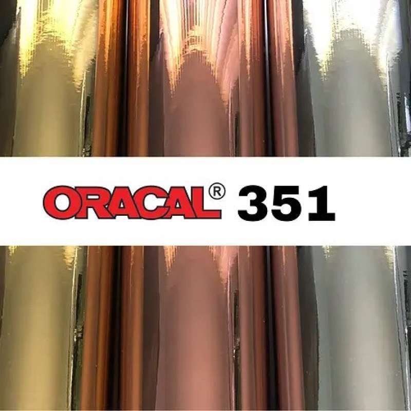 Jual [per Meter] Oracal 351-931 Rose Gold Metalized Film Chrome Mirror ...