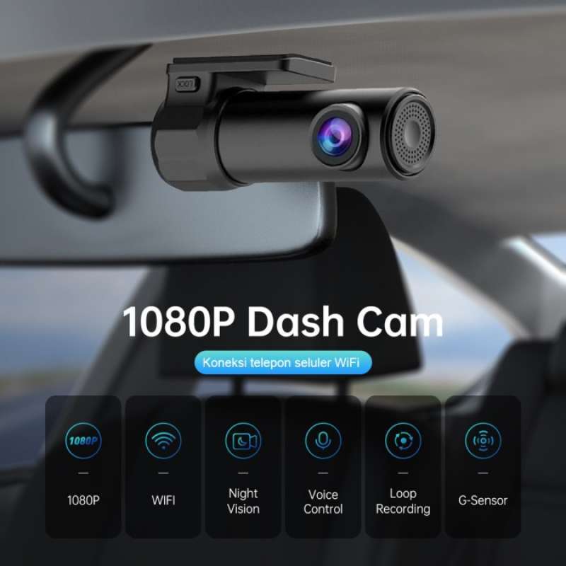 Jual Kamera Mobil Dashcam Mini Dvr Wifi Dashboard Camera Recorder Cctv ...