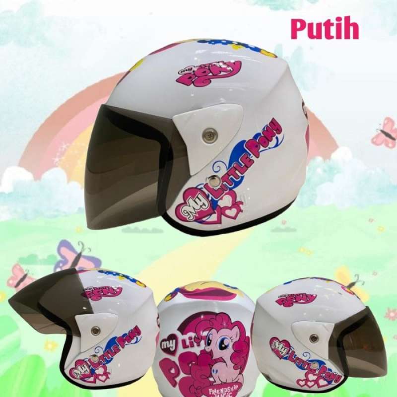 Jual Helm Anak Sky Karakter Little Pony/kuda Pony Usia 3 Sd 9 Tahun ...