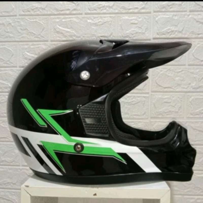 Jual Helm Full Face Kawasaki Klx D-tracker Trail Dan Super Moto ...