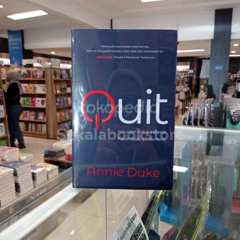 Promo Buku Quit - Annie Duke Original Gramedia Diskon 23% Di Seller ...