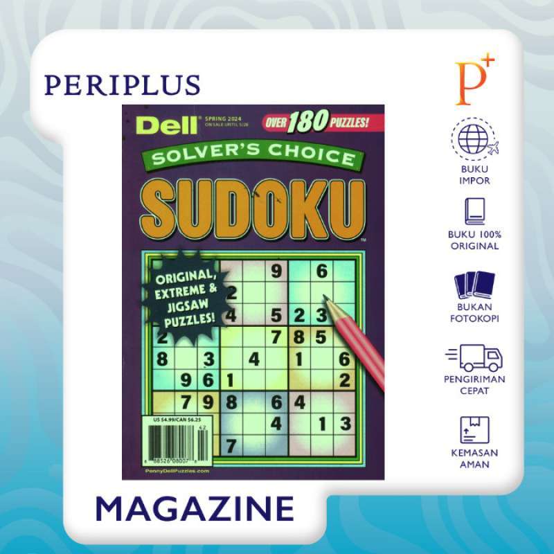 Promo Majalah Import - Totally Easy Sudoku Magazine Us Edisi Terbaru ...