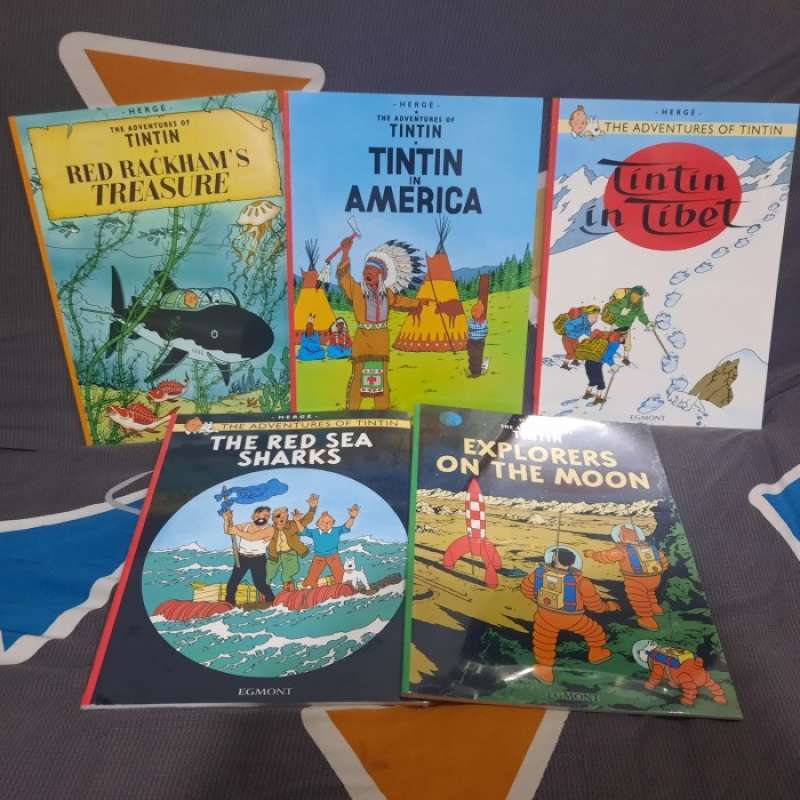 Promo Original Komik Tintin Terbitan Egmont English Comic Book Inggris ...
