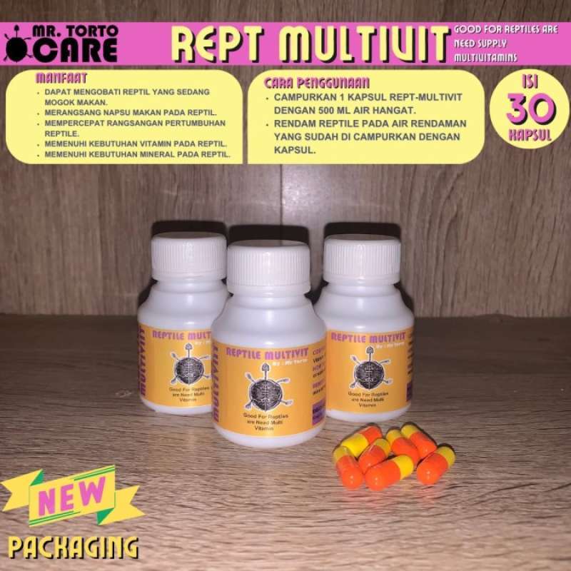 Promo Rept Multivit Obat Vitamin Penambah Nafsu Makan Reptil Mogok ...