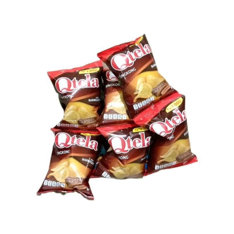 Jual Qtela Singkong Rasa Barbeque 20g (1 Rcg/10 Sachet) Di Seller Toko ...