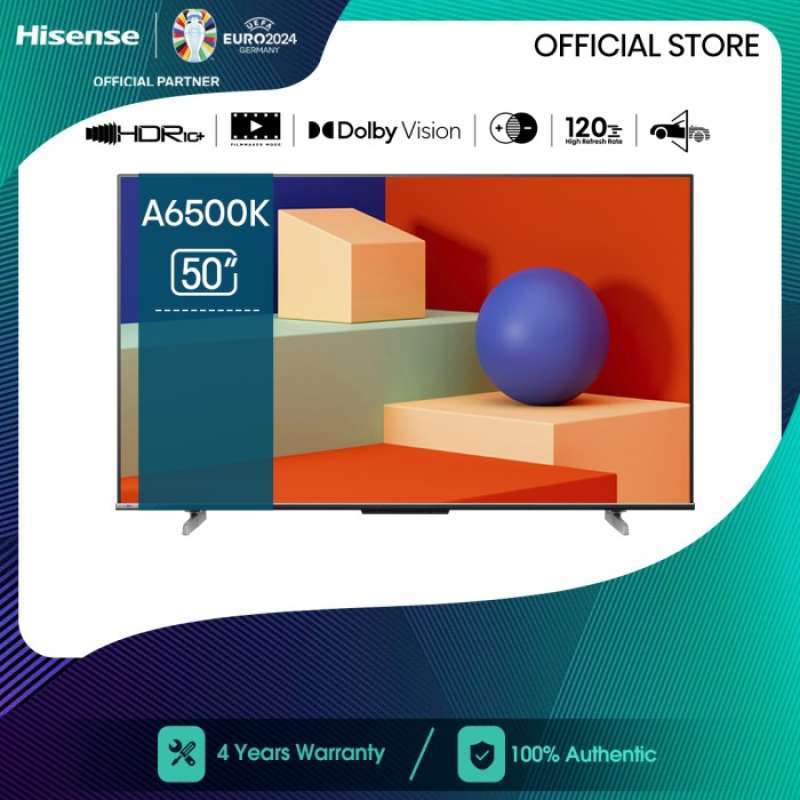 Jual Hisense 50 Inch 4k Uhd Google Tv-hands Free Voice Control ...