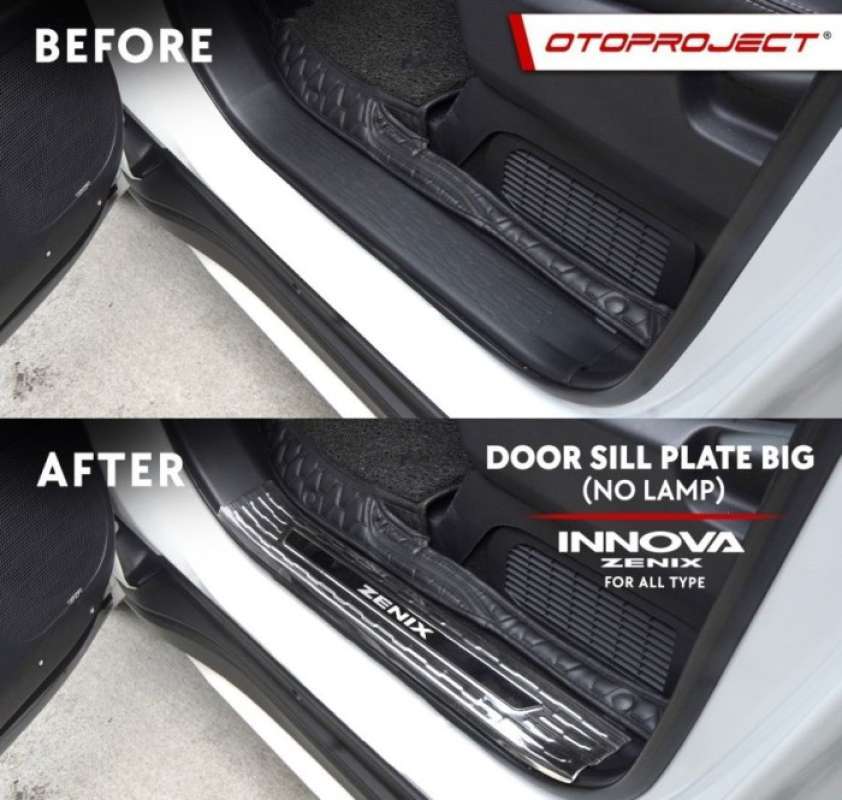 Jual Sill Plate Pintu Innova Zenix Big Design Otoproject Pijakan Door ...