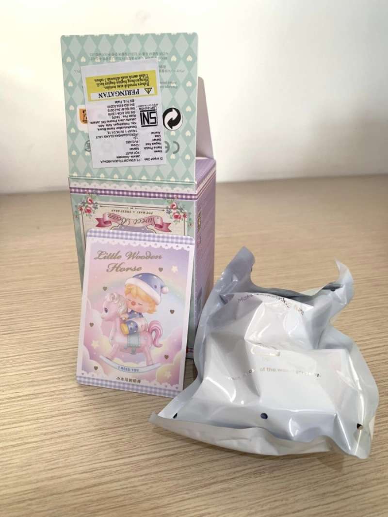 Jual Little Wooden Horse Secret Pop Mart Sweet Bean Afternoon Tea Open ...