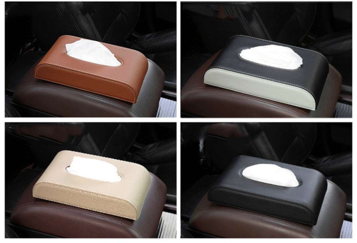 Jual Tempat Tisu Tissue Box Mobil Dashboard Gantung Hanger Kulit ...