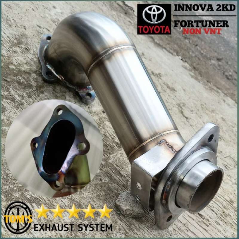 Jual Down Pipe Knalpot Toyota Innova 2kd /fortuner Non Vnt Di Seller ...