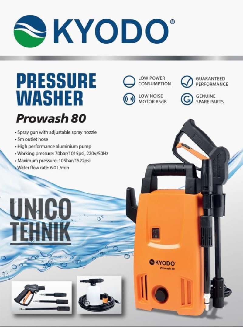 Promo Baru Jet Cleaner Prowash 80 Kyodo / Alat Steam Cuci Motor Dan ...