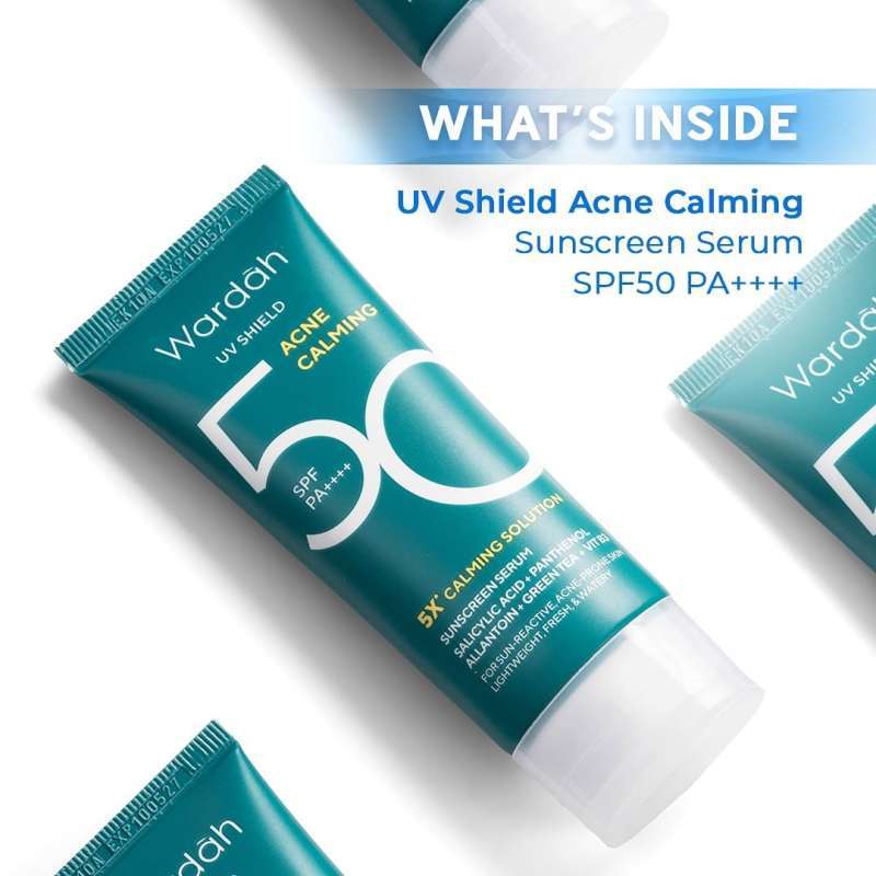 Promo Wardah Uv Shield Acne Calming Sunscreen Serum Spf 50 Pa++++ Diskon 8% Di Seller Toko Daun ...