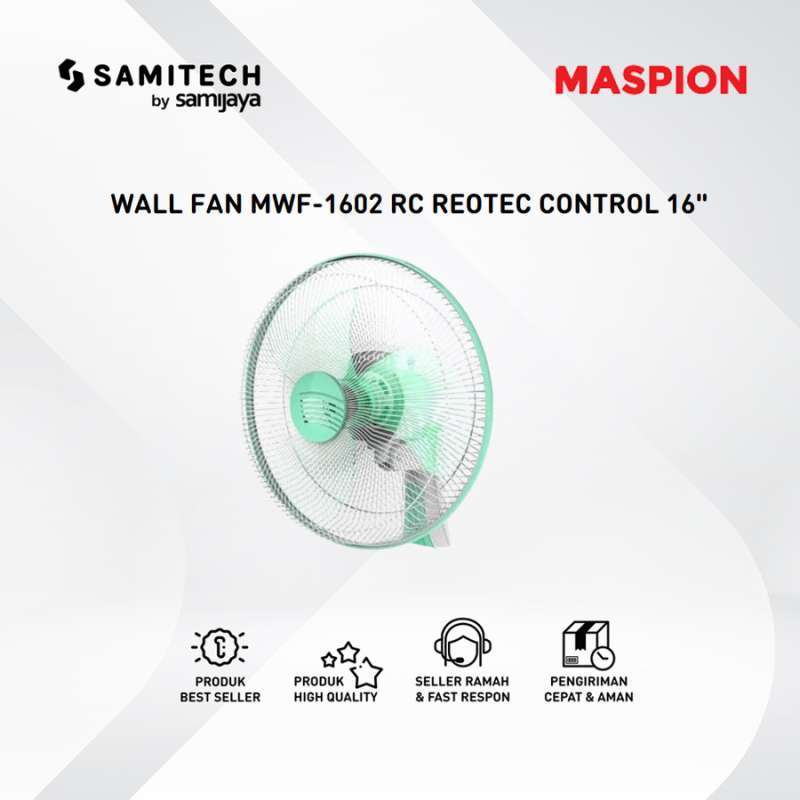 Promo Maspion Mwf-1602 Rc Wall Fan 16 Inch / Kipas Angin Dinding ...