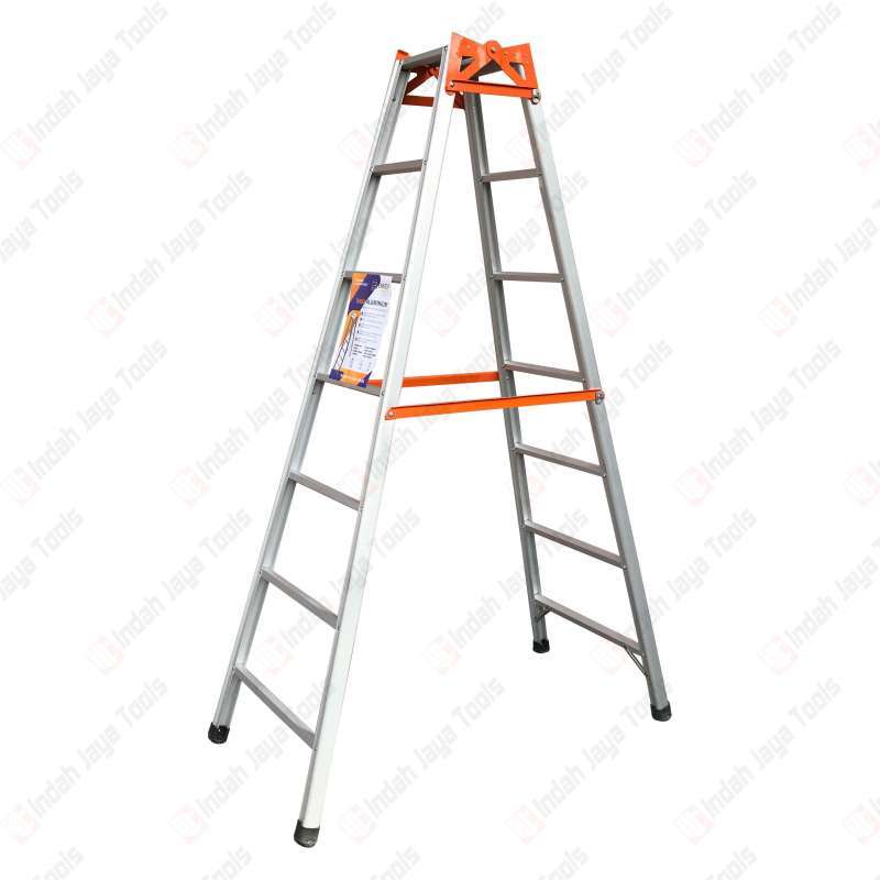 Jual Enkev Tangga Alumunium 7 Step 200 Cm - Tangga Lipat Rumah Ladder ...