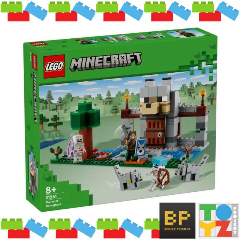 Jual Lego 21261 Minecraft - The Wolf Stronghold Di Seller Brickz ...