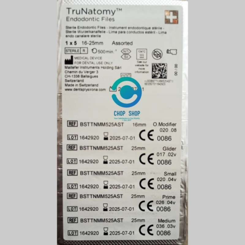 Promo Original Dentsply Trunatomy Rotary File Endodontik Trunatomi ...