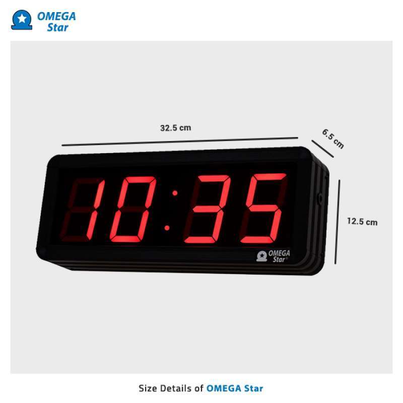 Promo Jam Dinding Digital 7 Segment 3inch - Omega Star Terbaru Diskon ...