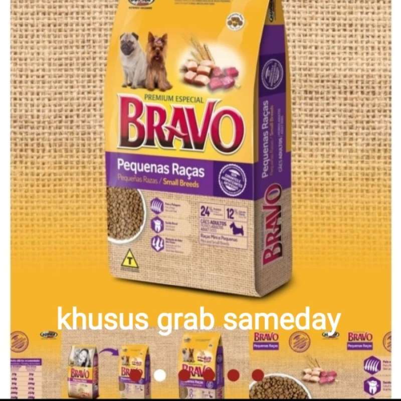 Promo Bravo Dog Food Small Breed Spesial 20 Kg Makanan Anjing Sameda ...