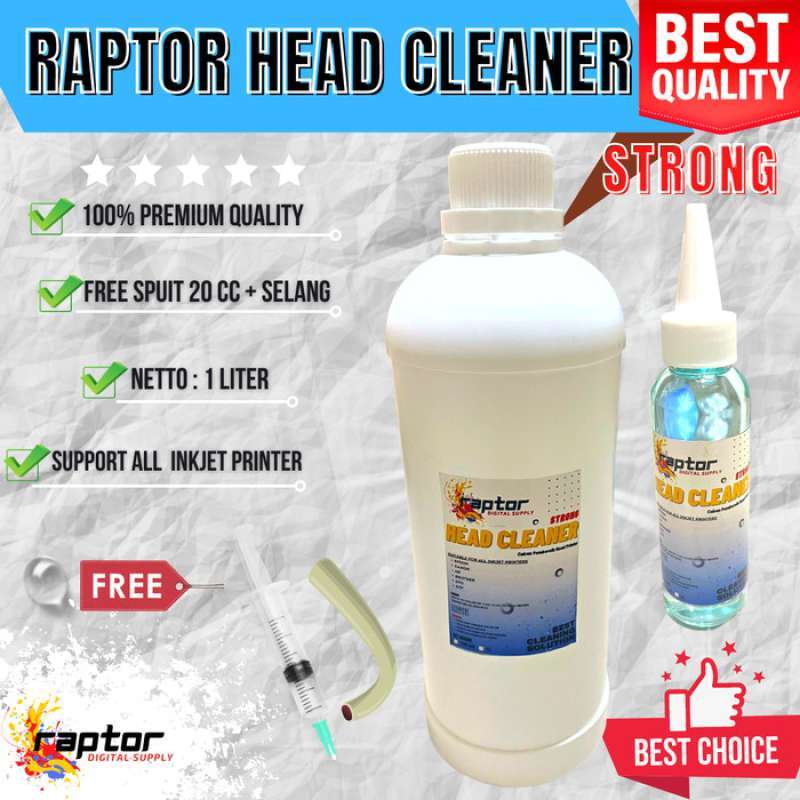 Promo Head Cleaner Pembersih Flushing Head Print Dtf Dtg Strong 1 Liter ...