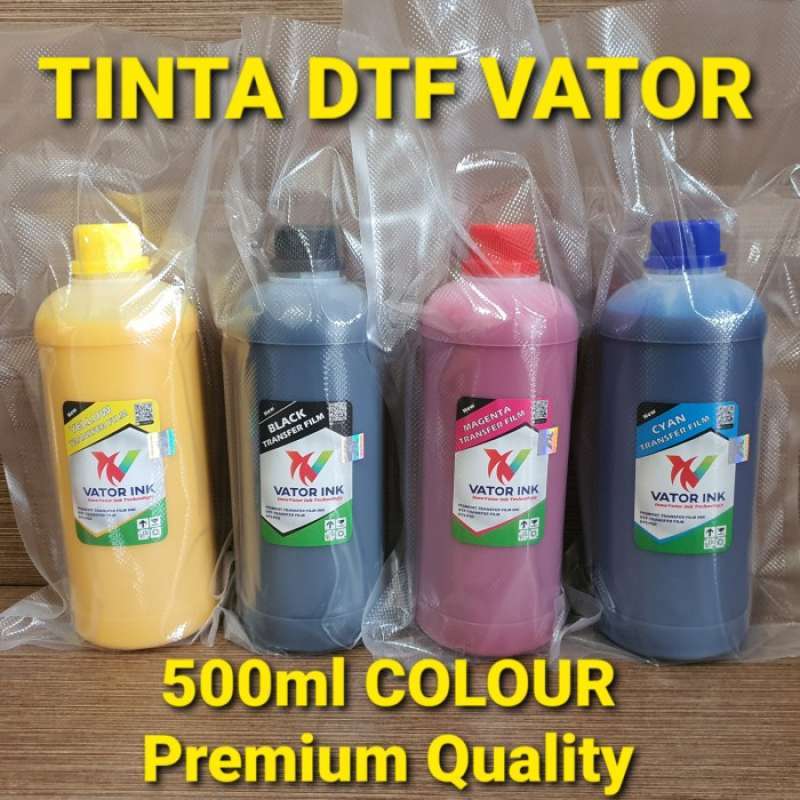 Promo Dtf Cmyk Vator Ink 500ml Tinta Warna Transfer Film Sablon Pet ...